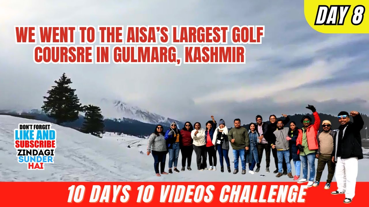 Asia’s Largest Golf Course in Gulmarg 🇮🇳 | Gondola Ride, Drung ...