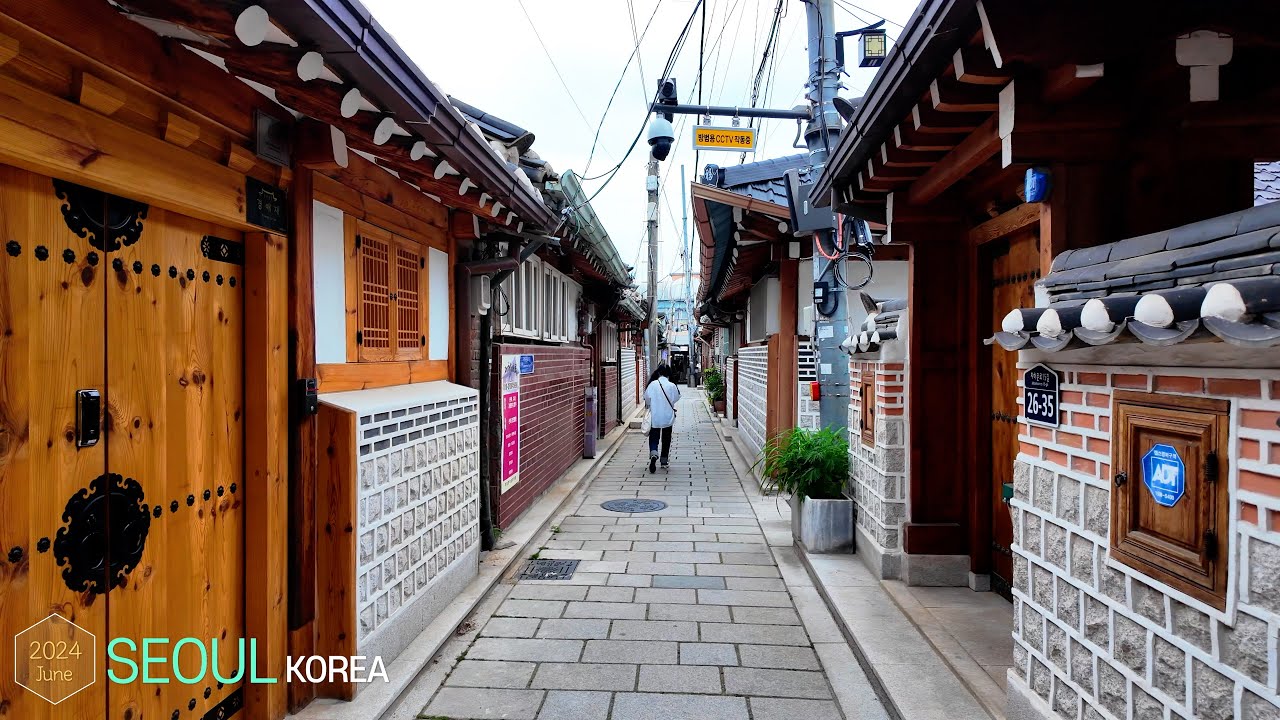 Walking from Myeongdong to Seochon Village •[4k] Seoul, Korea - YouTube