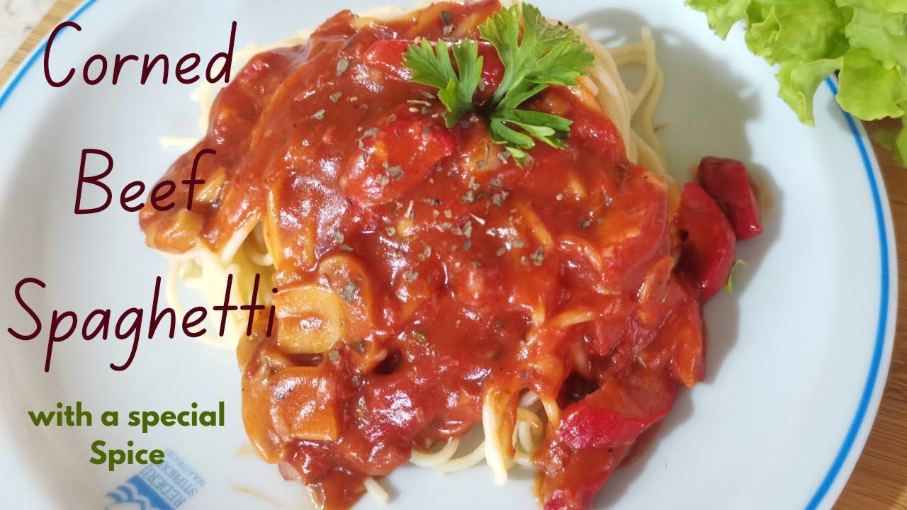 Corned Beef Spaghetti | Italian | Pasta | Queen Delights - YouTube