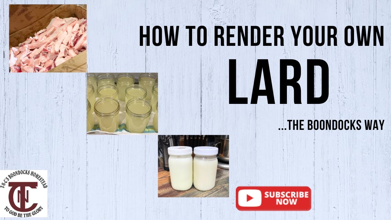 How to Render Lard - YouTube