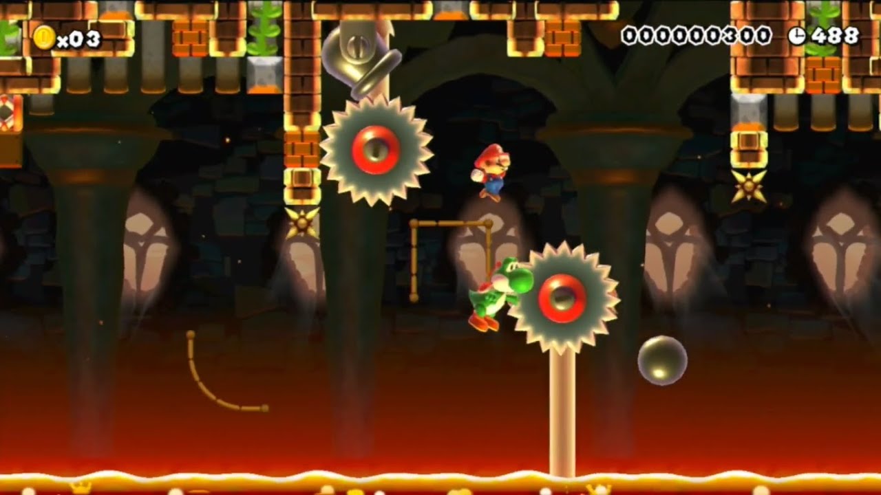 Two NSMBU levels by Pickle // Mario Maker 1 - YouTube