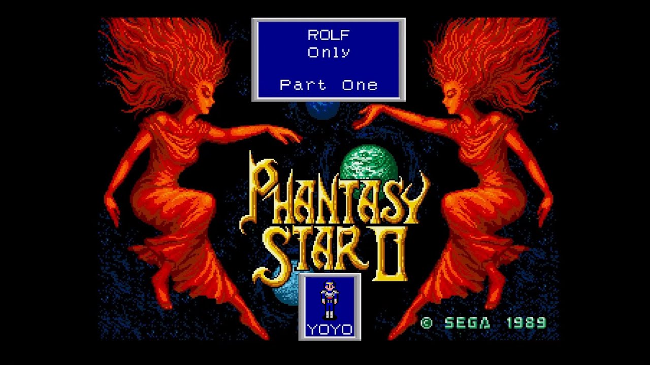 Phantasy Star II (Genesis) - Rolf Only (Part 1) - YouTube