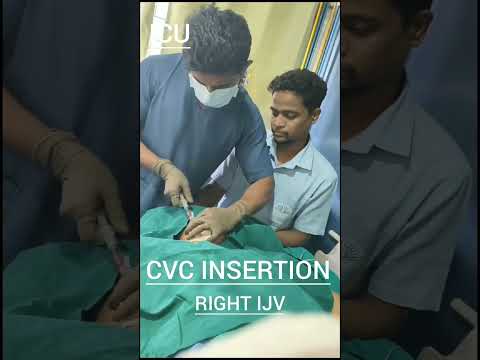 CVC Catheter Insertion - YouTube