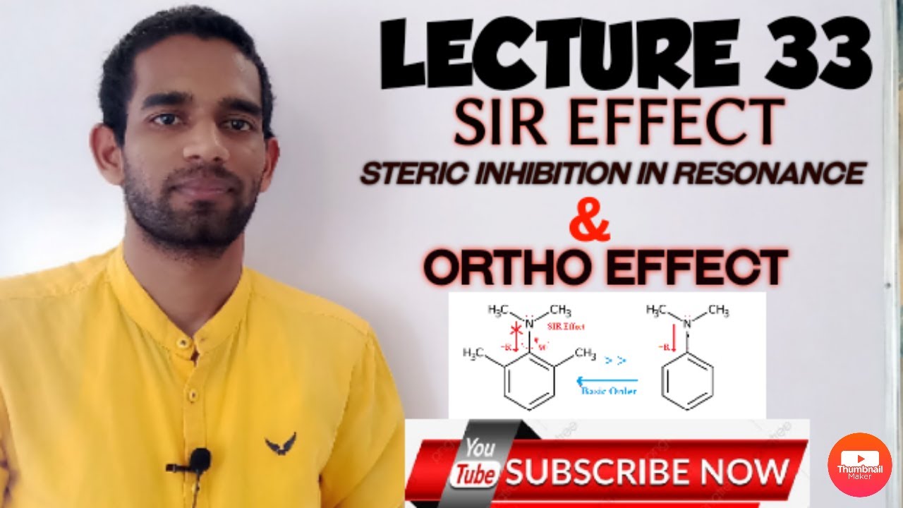 Lecture 33 || SIR & Ortho effect in compound || by sanjay kumar - YouTube