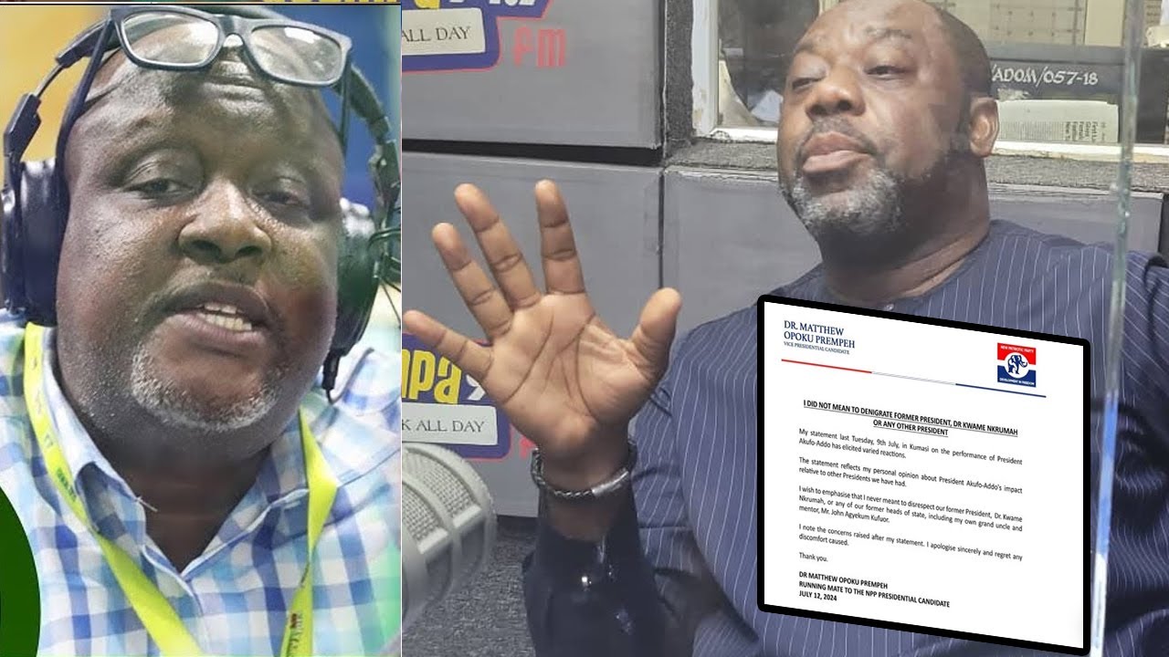 Break: Sefa Kayi fires on NAPO Apology - I'm Nkrumah bias man so I can ...