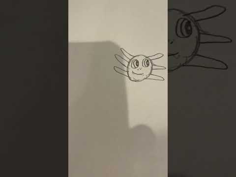 How to draw a axolotl - YouTube