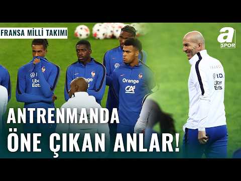 Fransa Milli Takımı, Türkiye Maçı Öncesi Son Antrenmanını Gerçekleştirdi! İşte Öne Çıkan Anlar