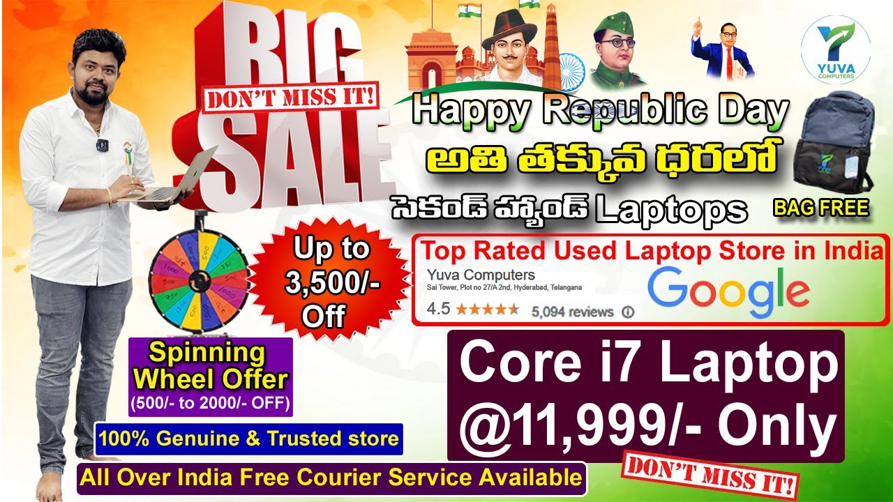 Core i7 Laptop @11,999/-Only | Up to3,500/- Off Top Rated Used Laptop ...