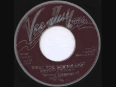 HAROLD BURRAGE - YouTube