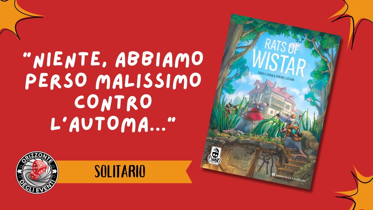 Ratti di Wistar - Partita in Solitario al Gioco da Tavolo - Gameplay ...