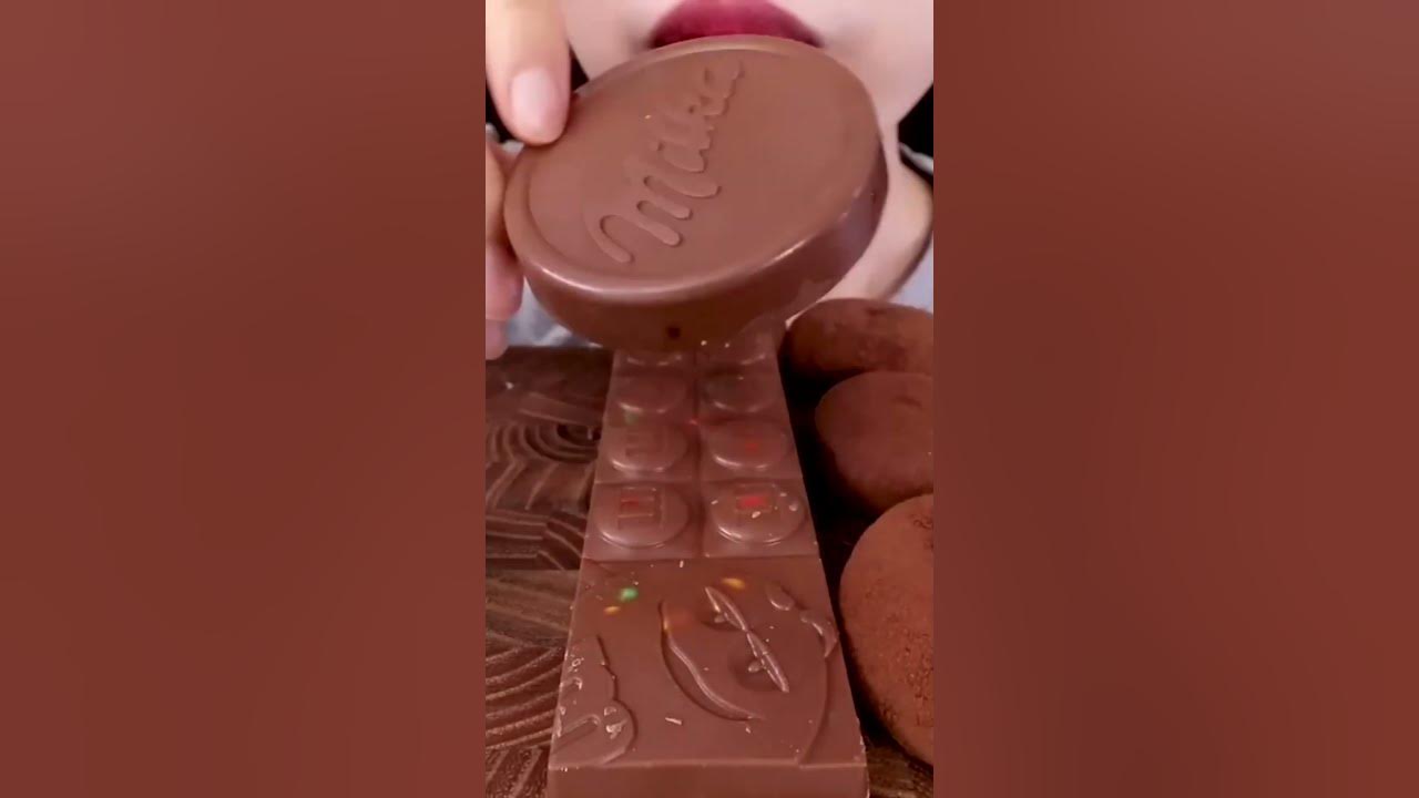 Asmr Mukbang|chocolate Marshmallow Ice Cream Rice Cake Milka Mandm Snack