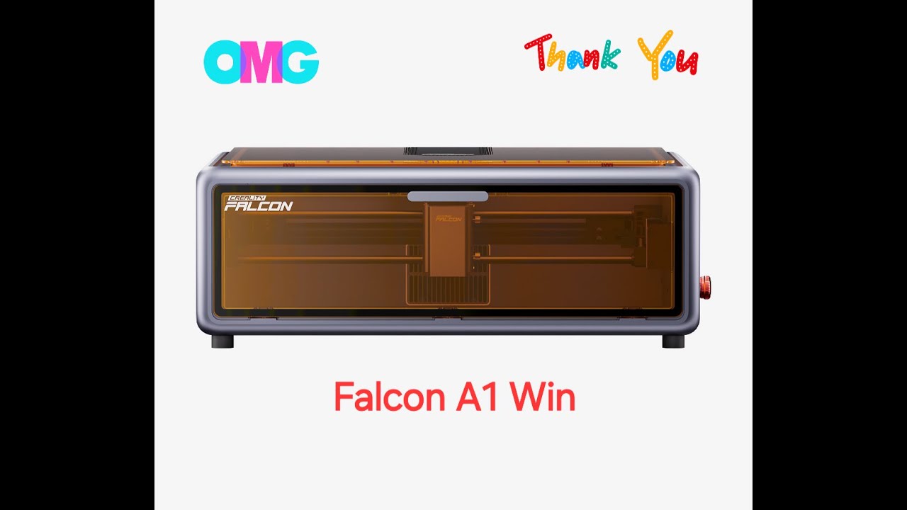 I won a Falcon A1 laser printer - YouTube