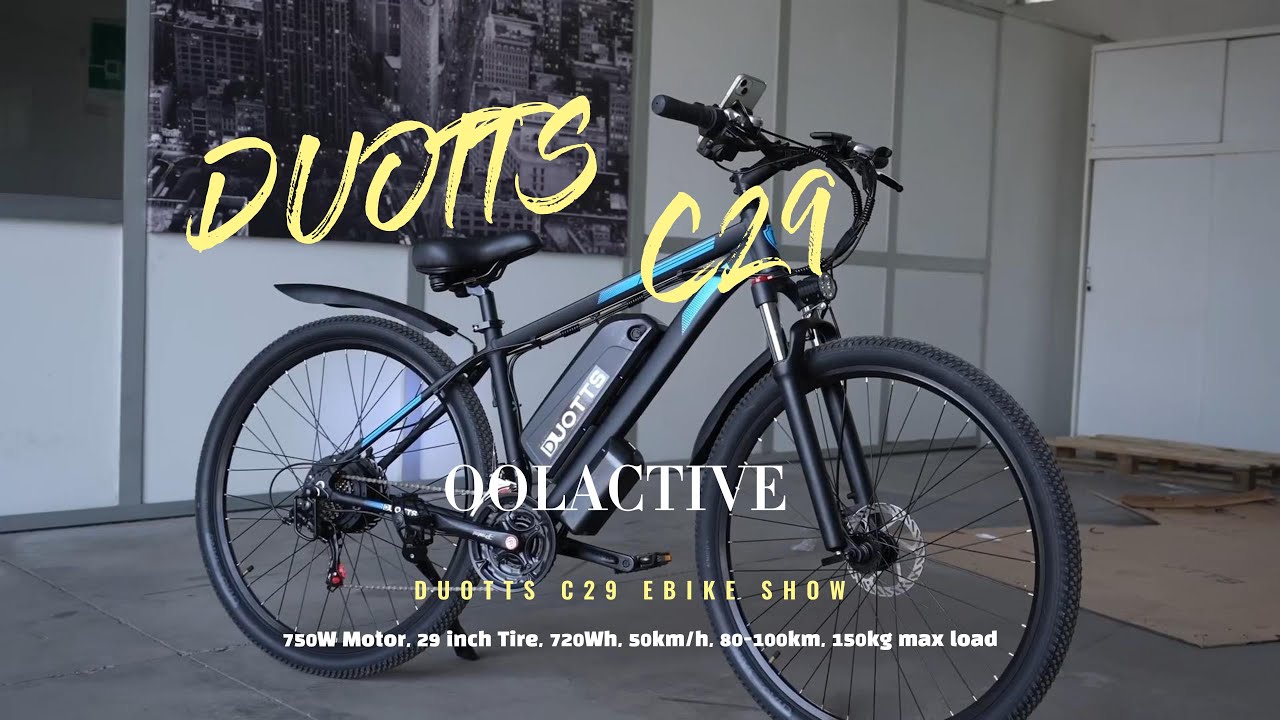 DUOTTS C29 Electric Bike Display - OOLACTIVE - YouTube