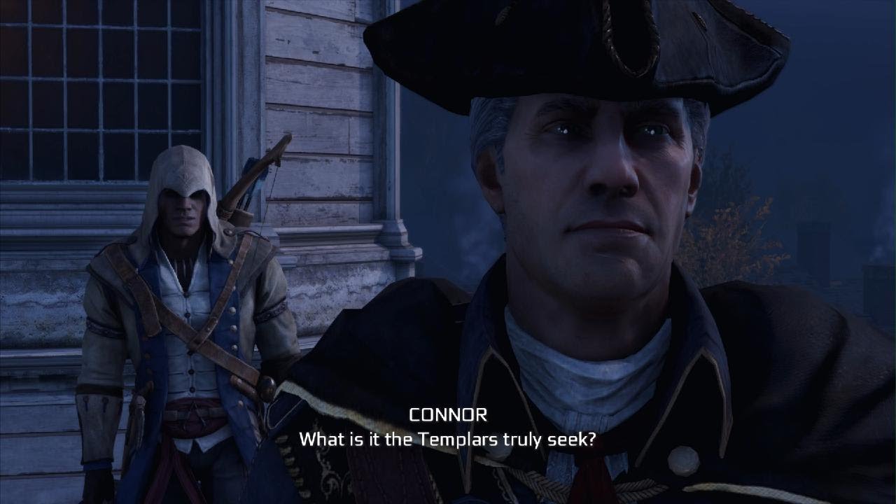 Connor And Haytham Rooftop Scene (Assassin's Creed 3 Remastered) - YouTube
