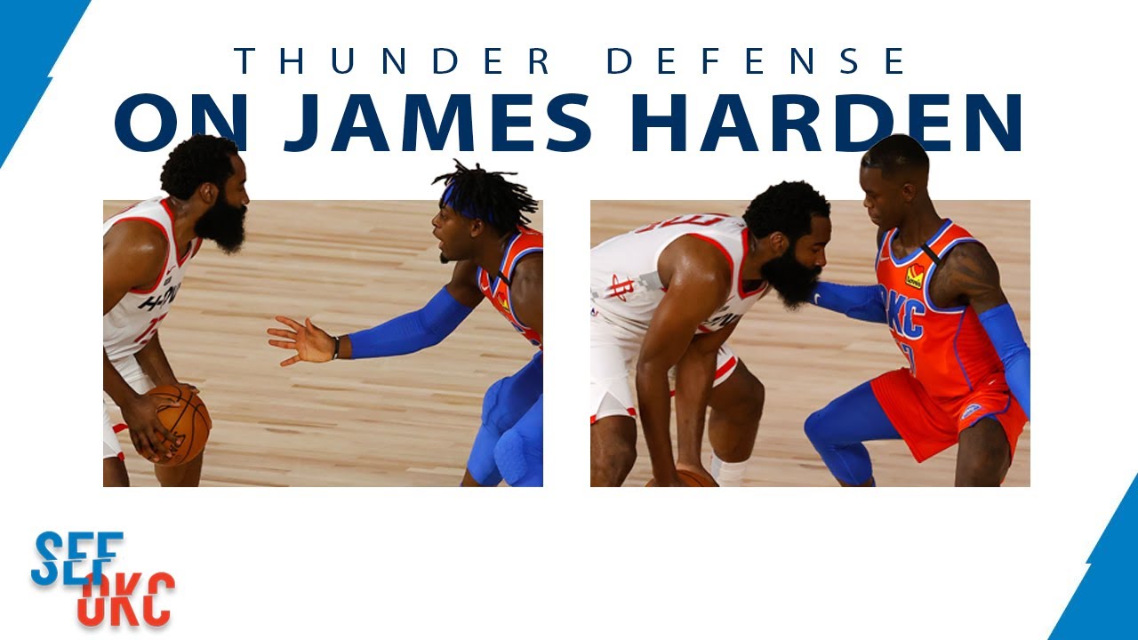THUNDER DEFENSE: Highlights vs James Harden in Game 3 | 2020 NBA ...