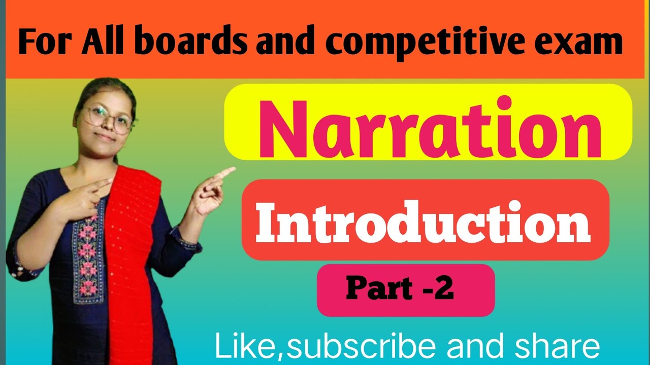 Narration - Basic rules for changing Direct speech into Indirect speech ...