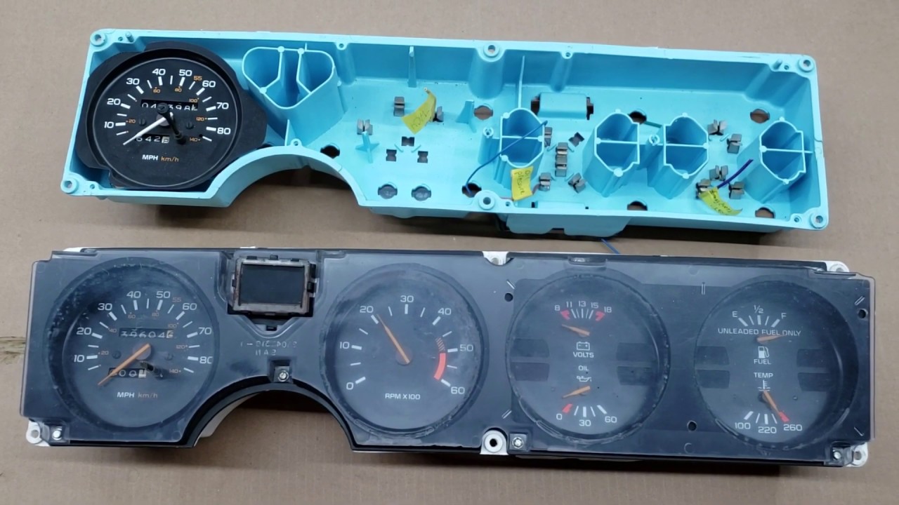 Knight Rider KITT Replica Gauge Cluster Connections for Your Dash - YouTube