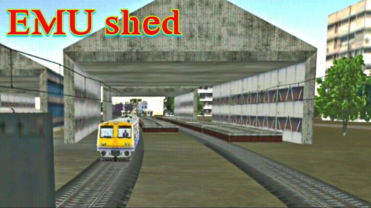 EMU shed in Local train simulator - YouTube