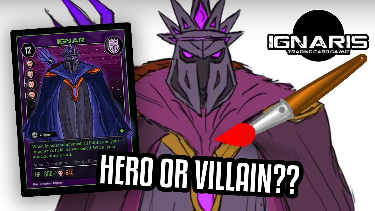 Speed Art | Drawing Ignar from Ignaris TCG! - YouTube