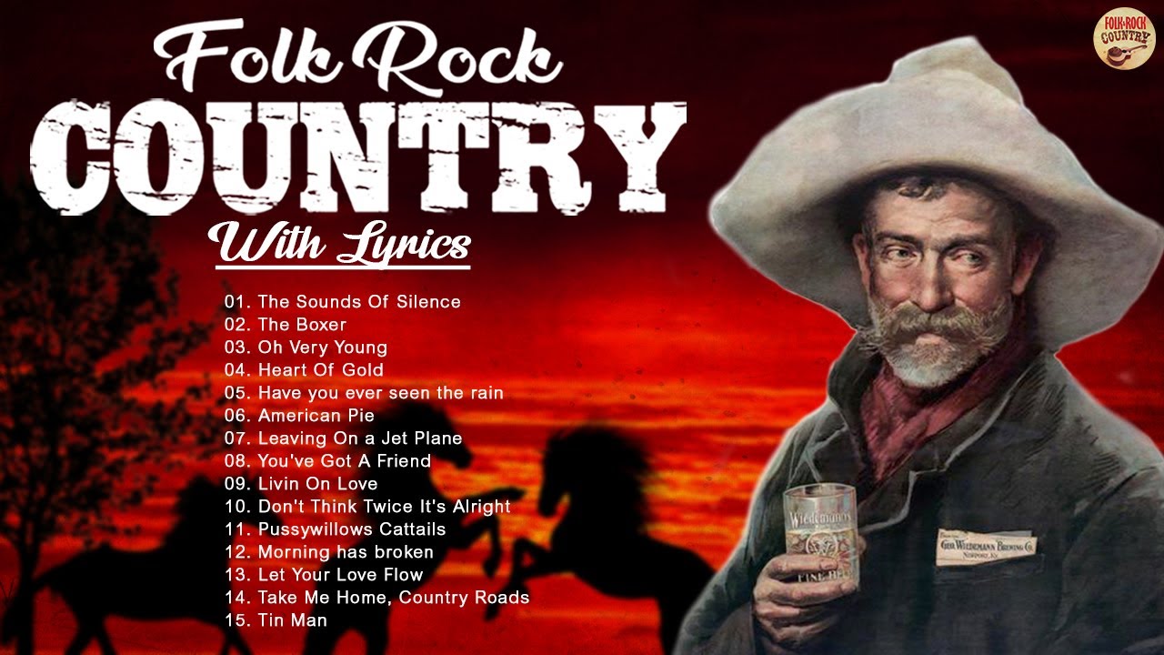 The Best Of Folk Rock With Lyrics | Don McLean, James Taylor, John ...