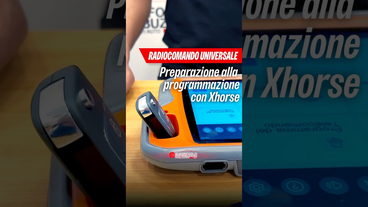 Preparazione alla programmazione di un radiocomando universale con ...