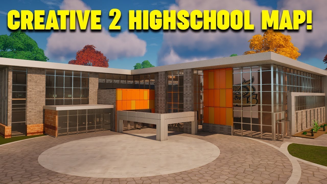 New Highschool Roleplay Map Code!! - YouTube