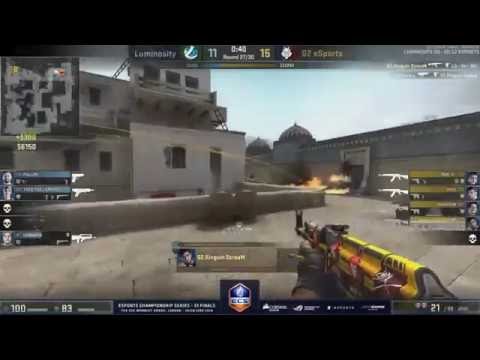 CS:GO - G2 Scream 3k ENTRY vs Luminosity @ECS Final 1 - YouTube