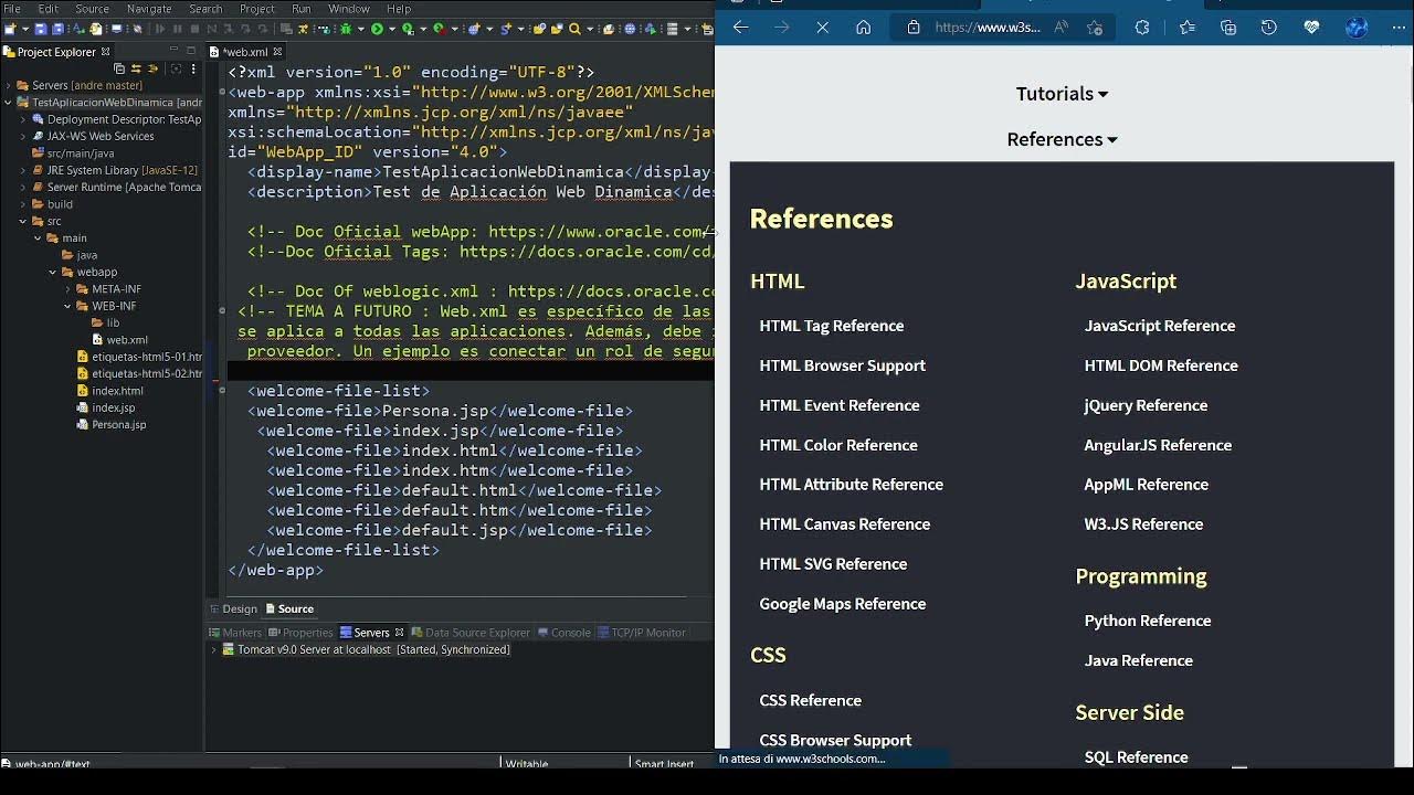 17. Pseudo Etiqueta de Comentarios Archivo web.xml | JAVA EE (JSP Y ...