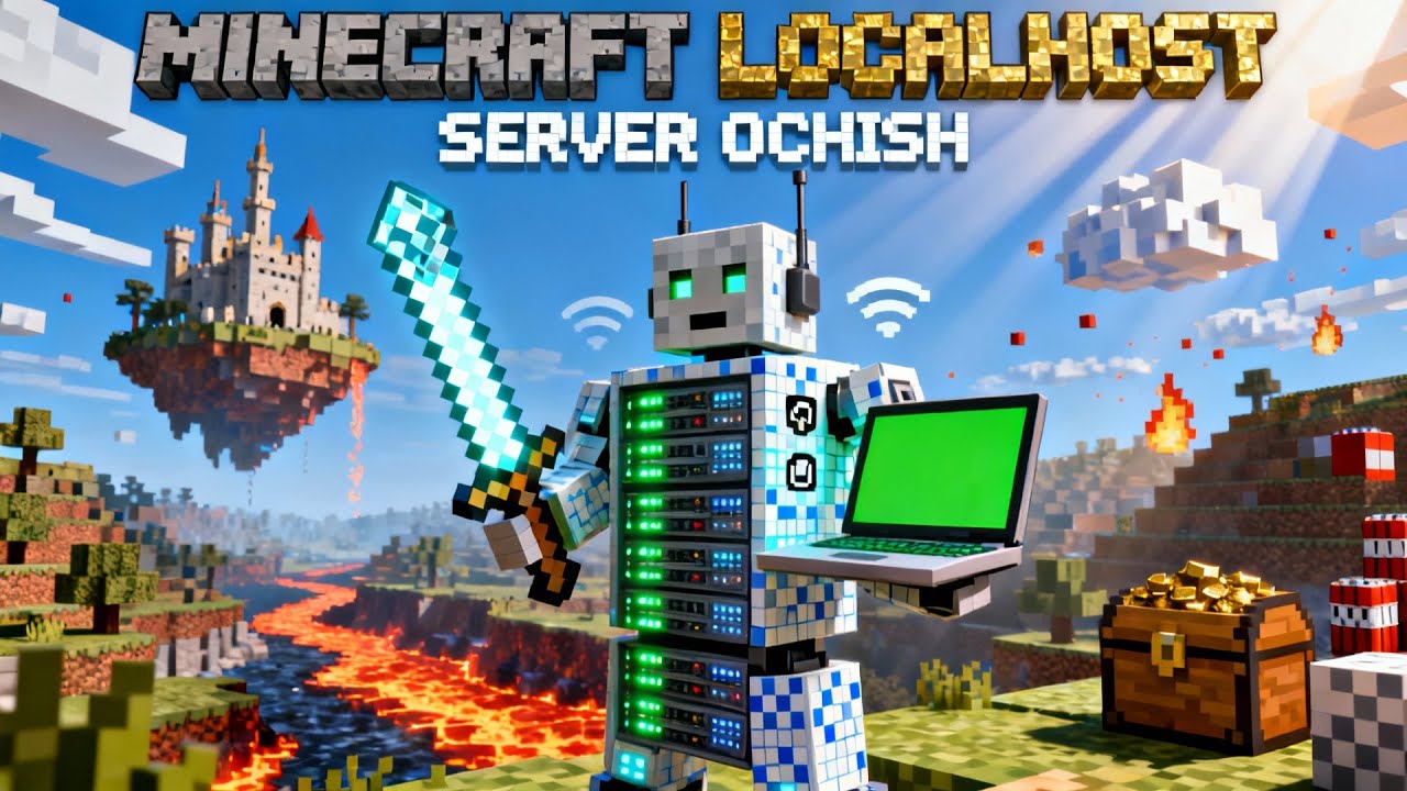 Minecraft Localhost Server Ochish (100% Ishlaydi) - YouTube