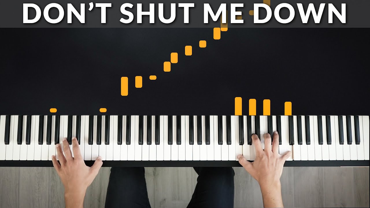 Don't Shut Me Down - ABBA | Tutorial of my Piano Cover - YouTube