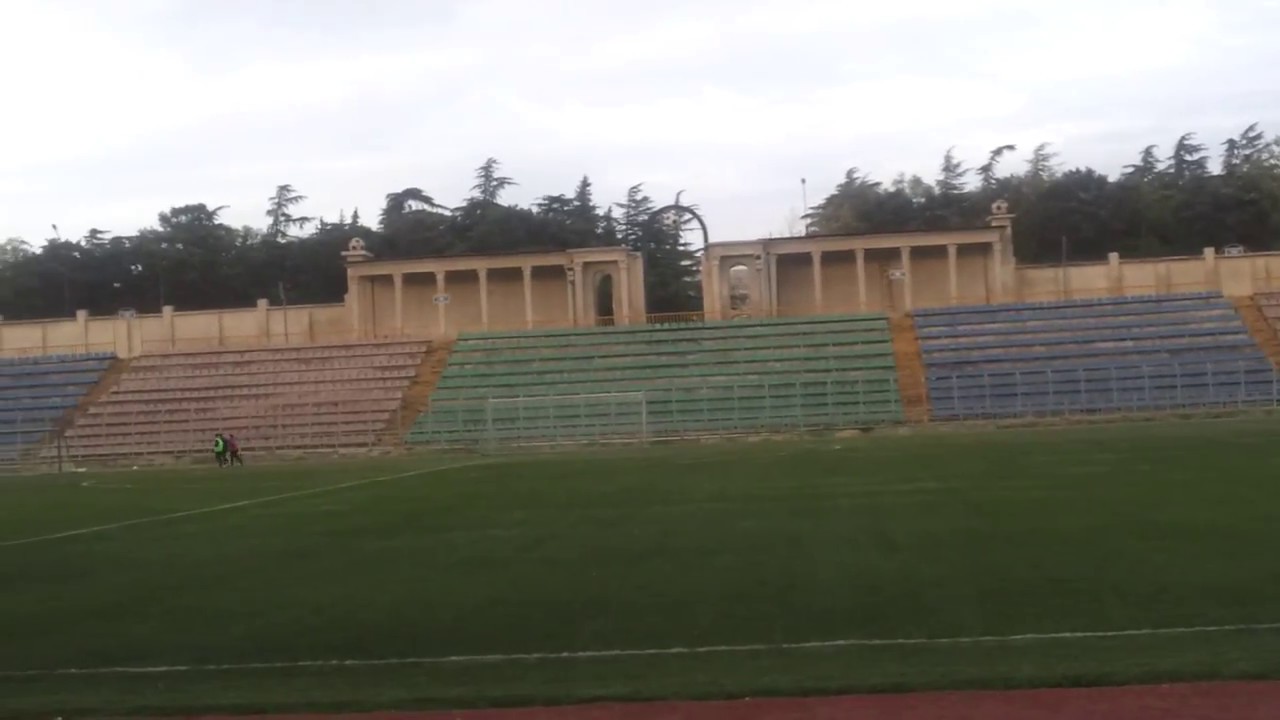 Training at rustavi metalurgi stadium - YouTube