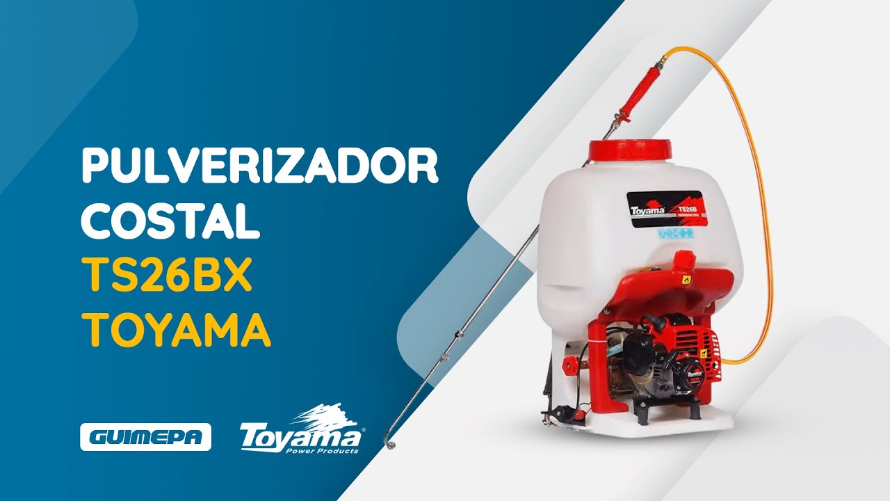 Pulverizador Costal TS26BX - Toyama - GUIMEPA - YouTube