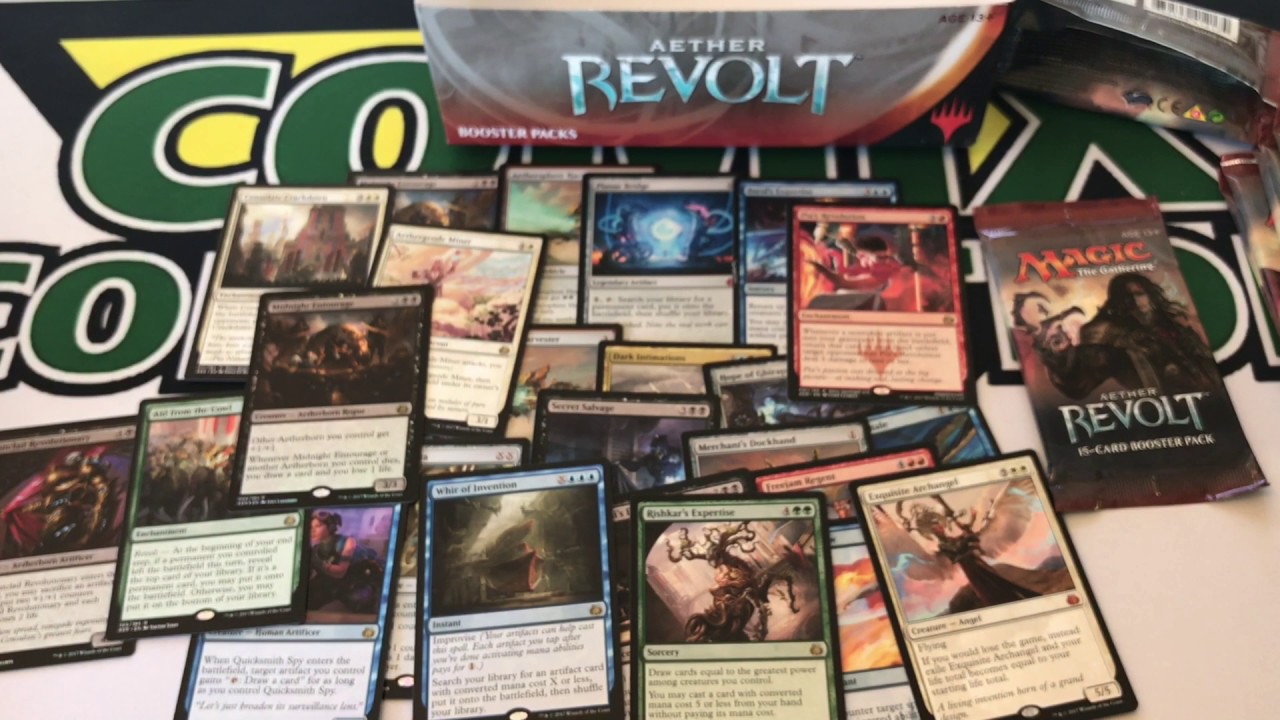Aether Revolt MTG Booster Box Opening #3 MASTERPIECE PULL!!! - YouTube