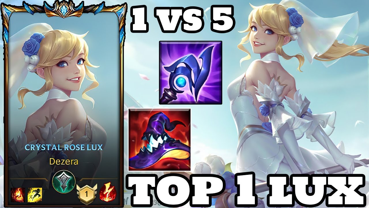 Wild Rift Lux - Top 1 Lux Gameplay Rank Challenger - YouTube