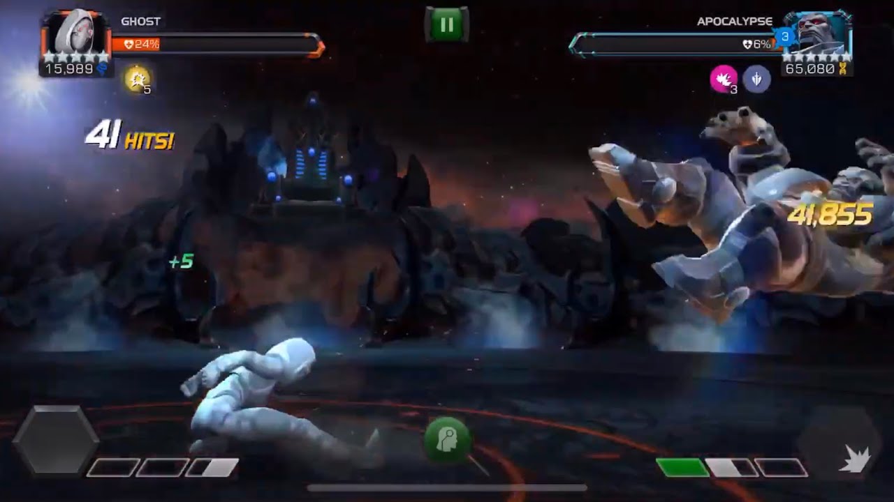 MCOC 5* Ghost vs Apocalypse (Cavalier) - YouTube