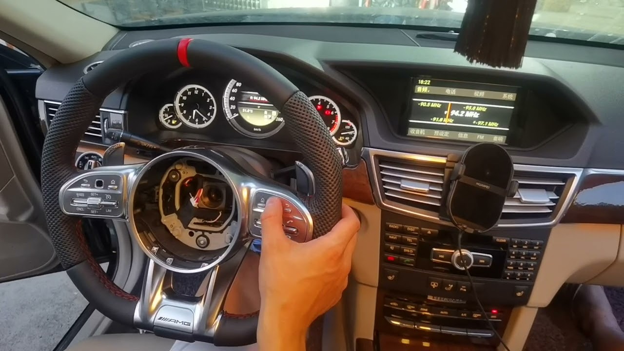AMG steering wheel testing live - YouTube