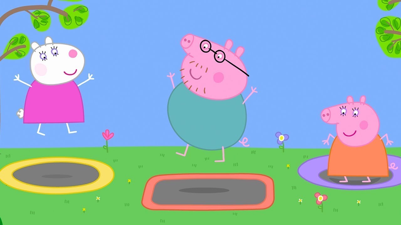 Peppa Pig And The Very Bouncy Trampoline 🐷 ☁️ Adventures With Peppa Pig ...