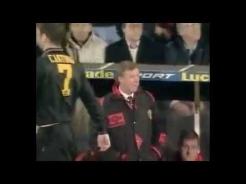 eric cantona kararte kicks a fan