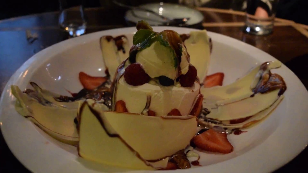 Chocolate Ball Melting Dessert - YouTube