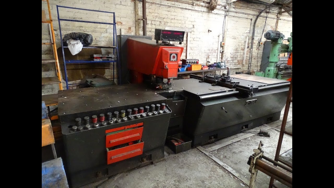 Amada D750 Turret Punch - YouTube