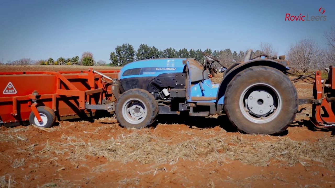 Flory Tractor Drawn Sweeper Blower - YouTube