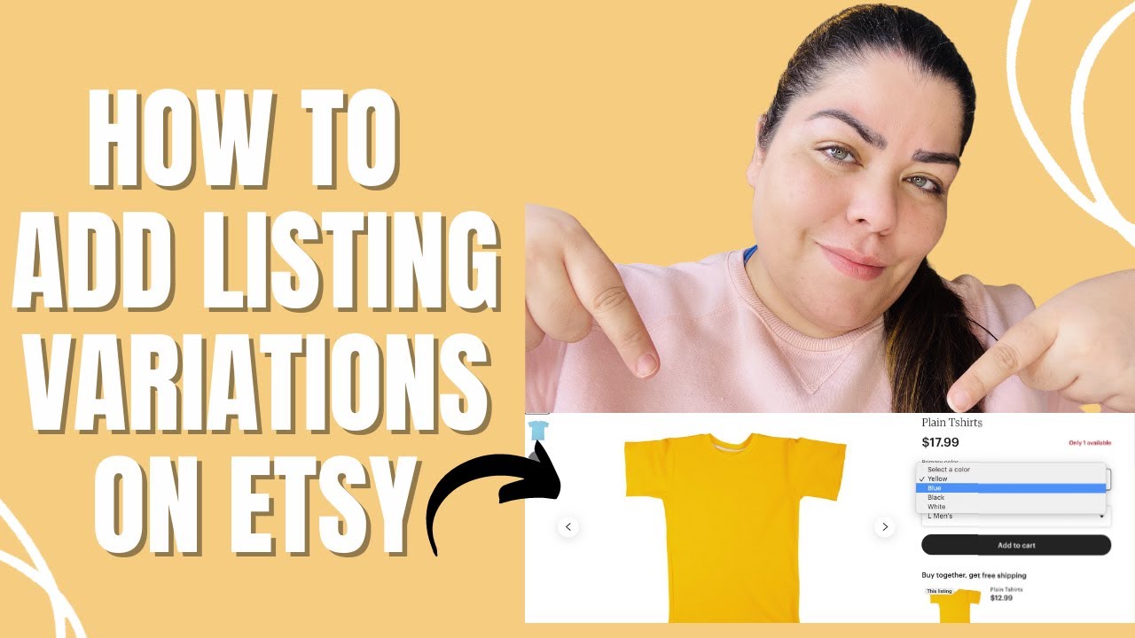 How To Add Variations On Etsy | Selling Variations On Etsy | Nancy ...