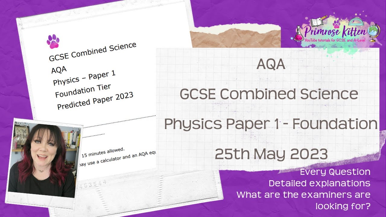 AQA GCSE Combined Sci Physics Foundation Paper 1 | 2023 Predicted Exam ...