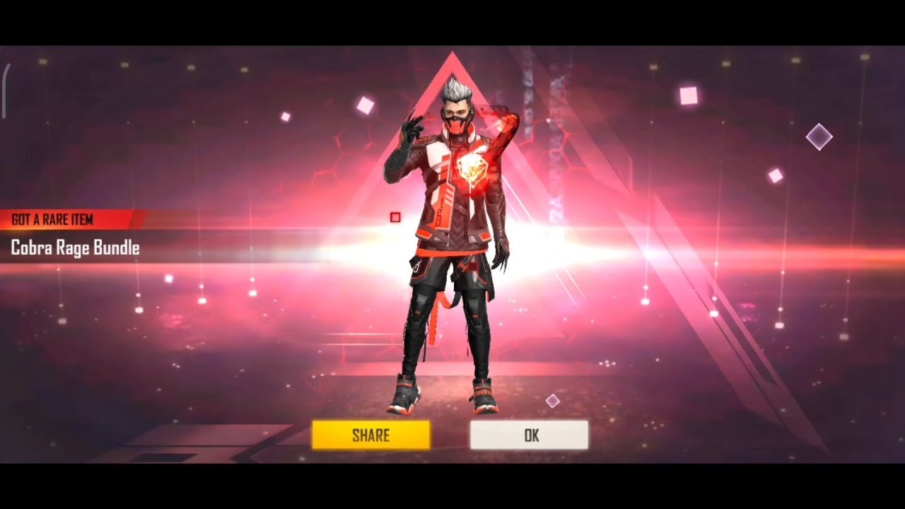 Cobra Rage Bundle/Free Fire Legendary Bundle/Free Fire New Cobra Bundle ...