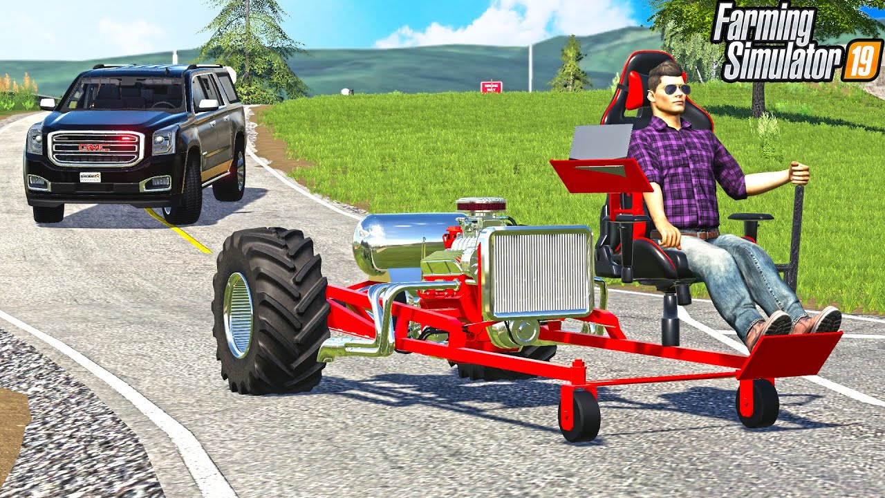 PULLED OVER GOING 400+ MPH (GAMING CHAIR) HOT ROD | FARMING SIMULATOR ...
