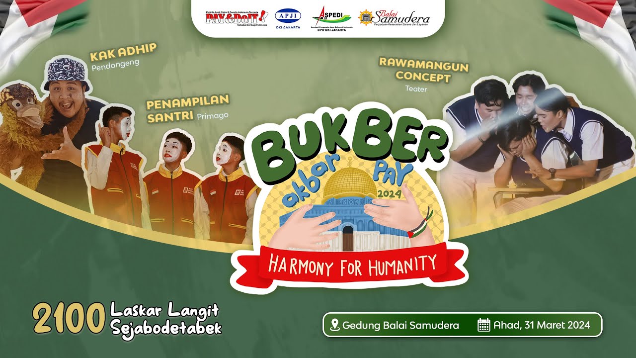 BUKBER AKBAR PAY Sinergi 2024 Bersama 2100 Laskar Langit - YouTube