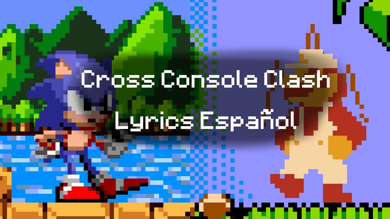 FNF VS SMB Funk Mix DX - Cross Console Clash Lyrics En Español - YouTube