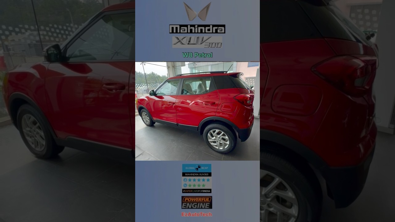Mahindra xuv 300 | W8 Petrol Variant | Red Rage Colour | Big on ...