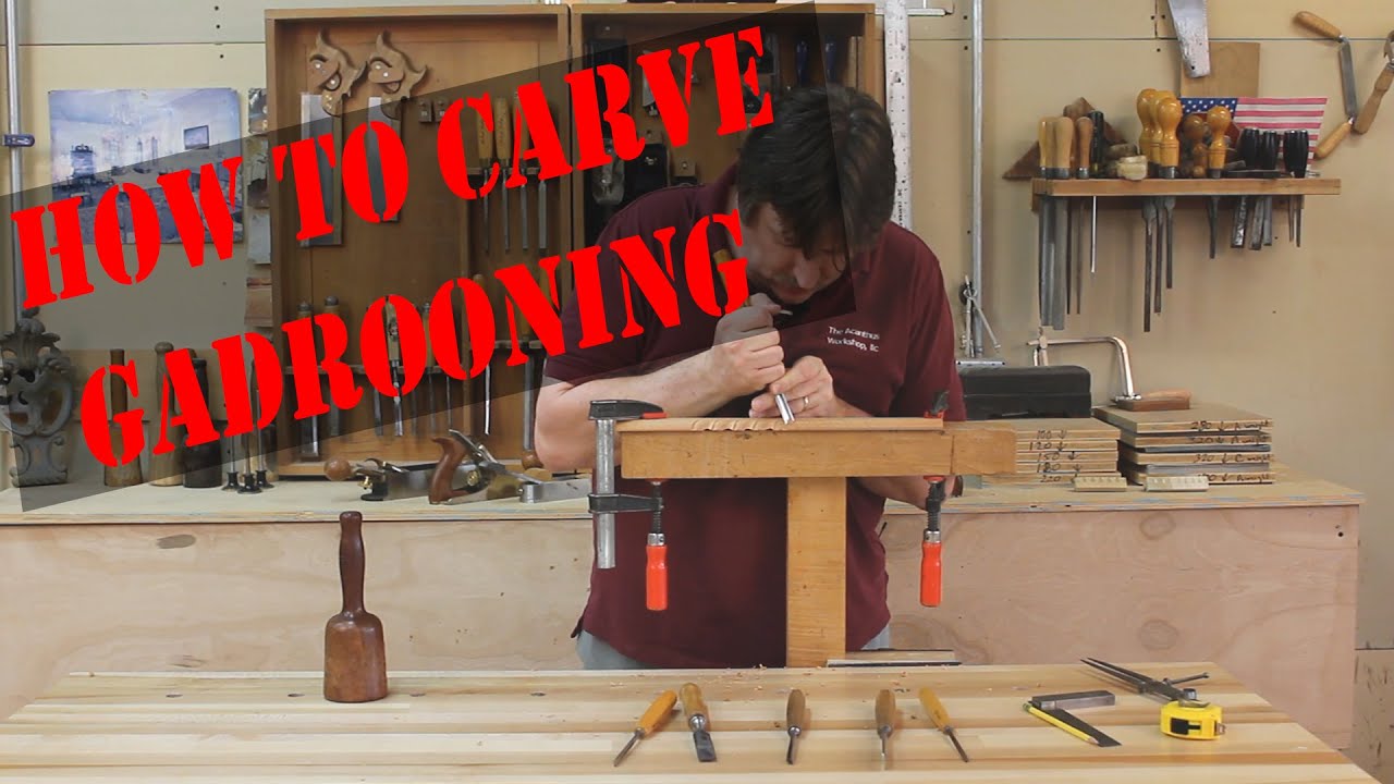 How to Carve Gadrooning - YouTube