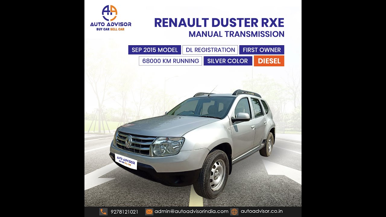 RENAULT DUSTER RXE - YouTube